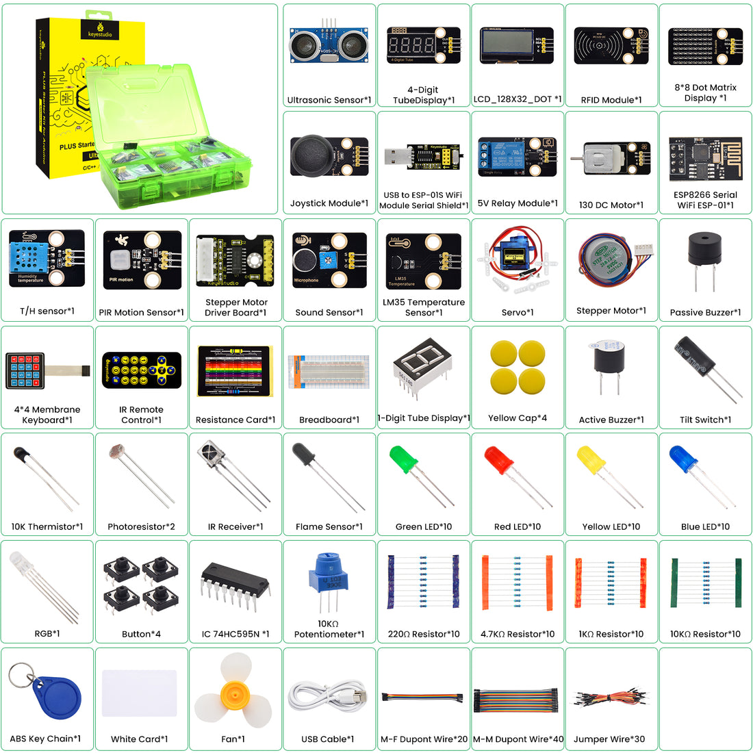 Keyestudio - IOT Ultimate Starter Kit for Arduino Programming DIY Proj ...